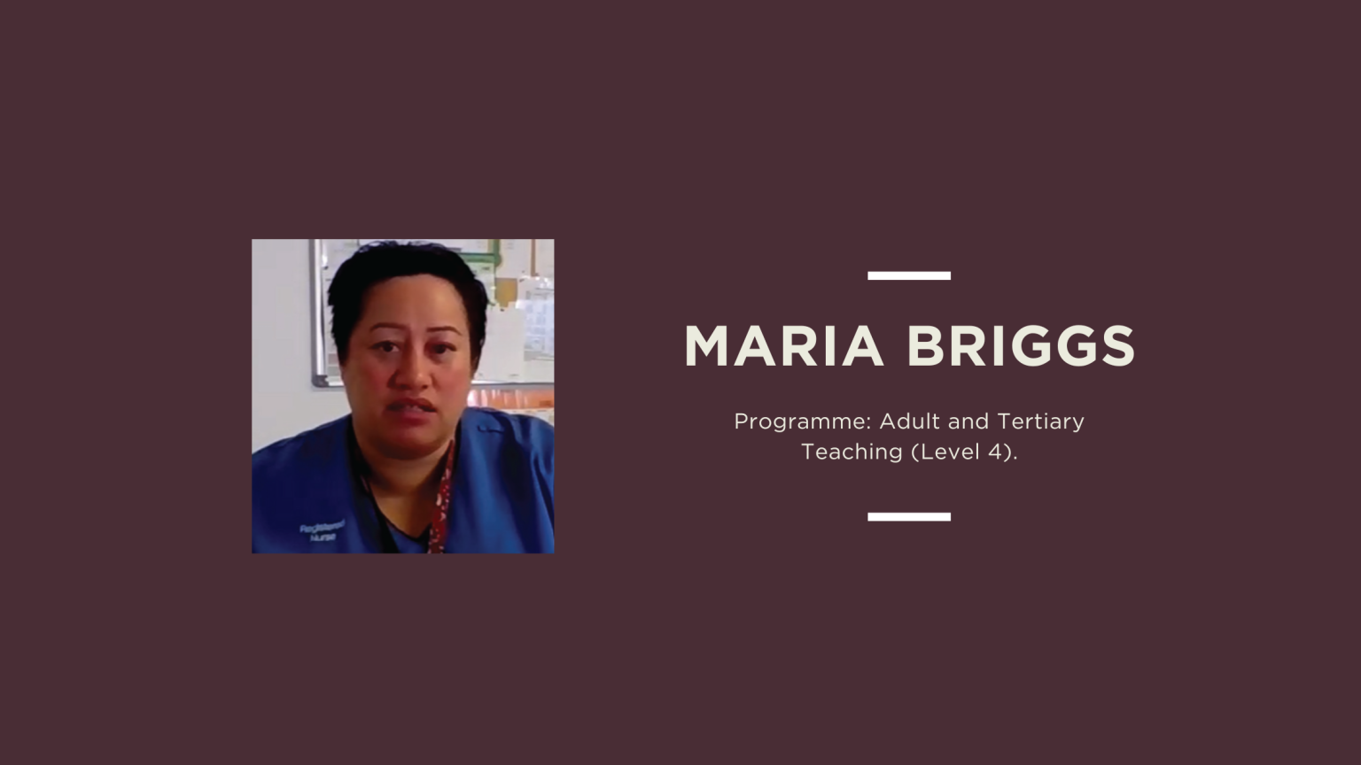 LEARNER PROFILE ATT4: MARIA BRIGGS – LearningWorks